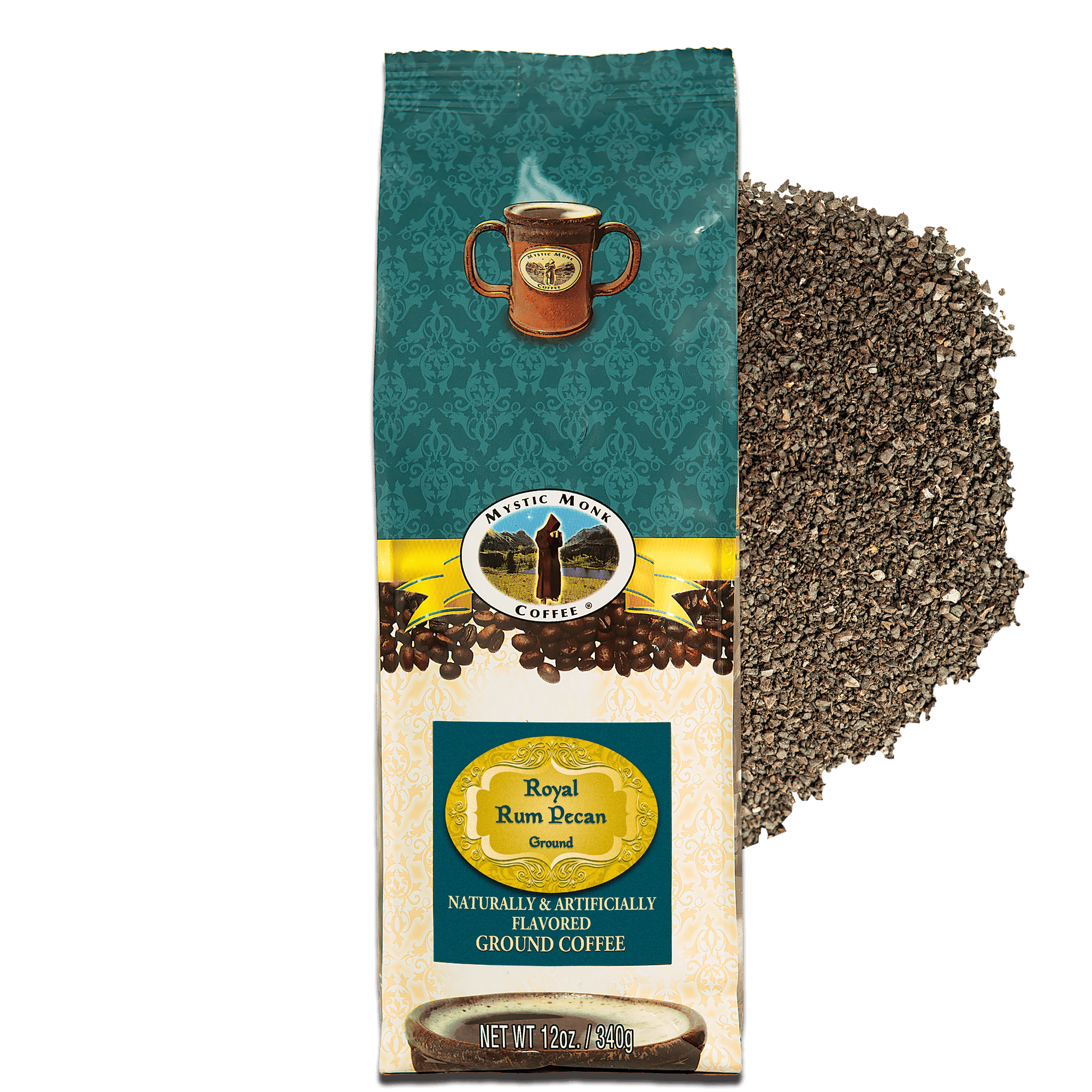Royal Rum Pecan – Rum Flavored Coffee - Mystic Monk Coffee